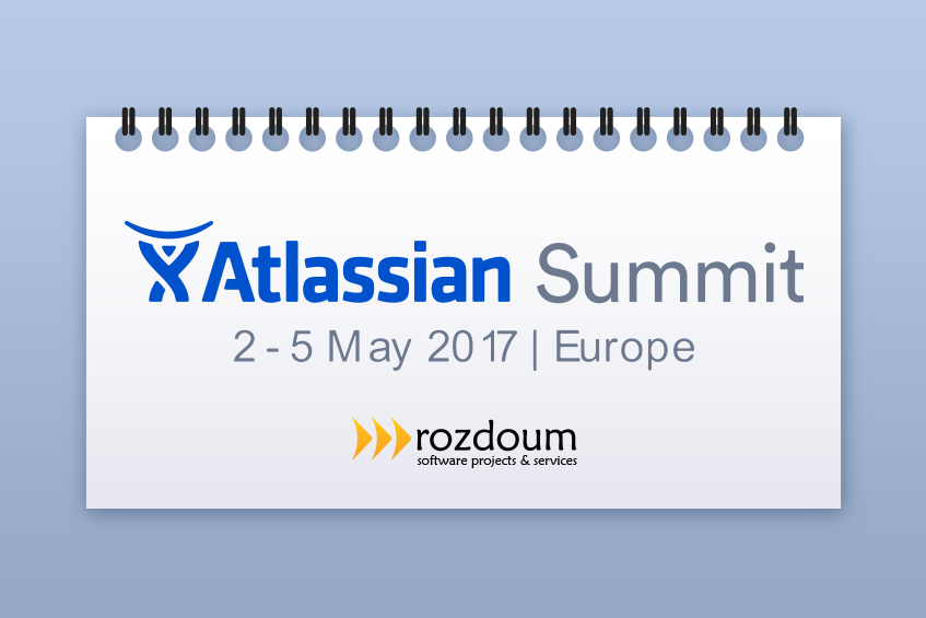 Rozdoum at Atlassian Summit 2017. May 2-5, Barcelona